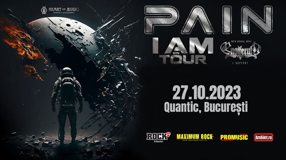 Pain, Ensiferum, Eleine, Ryujin @ Quantic Club, București – 27.10.2023 ...
