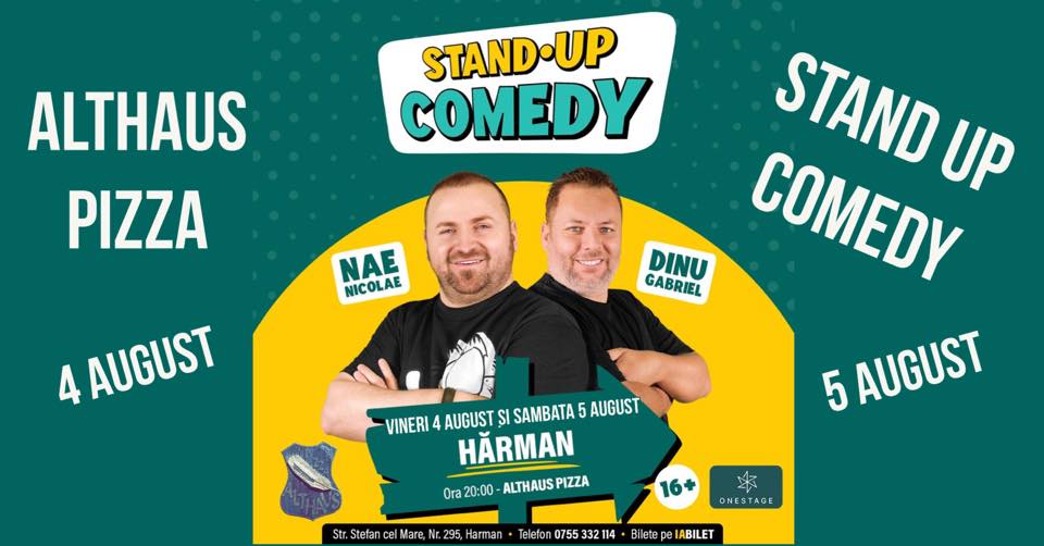 Brașov: Stand Up cu Nae Nicolae și Gabriel Dinu – OnEvent