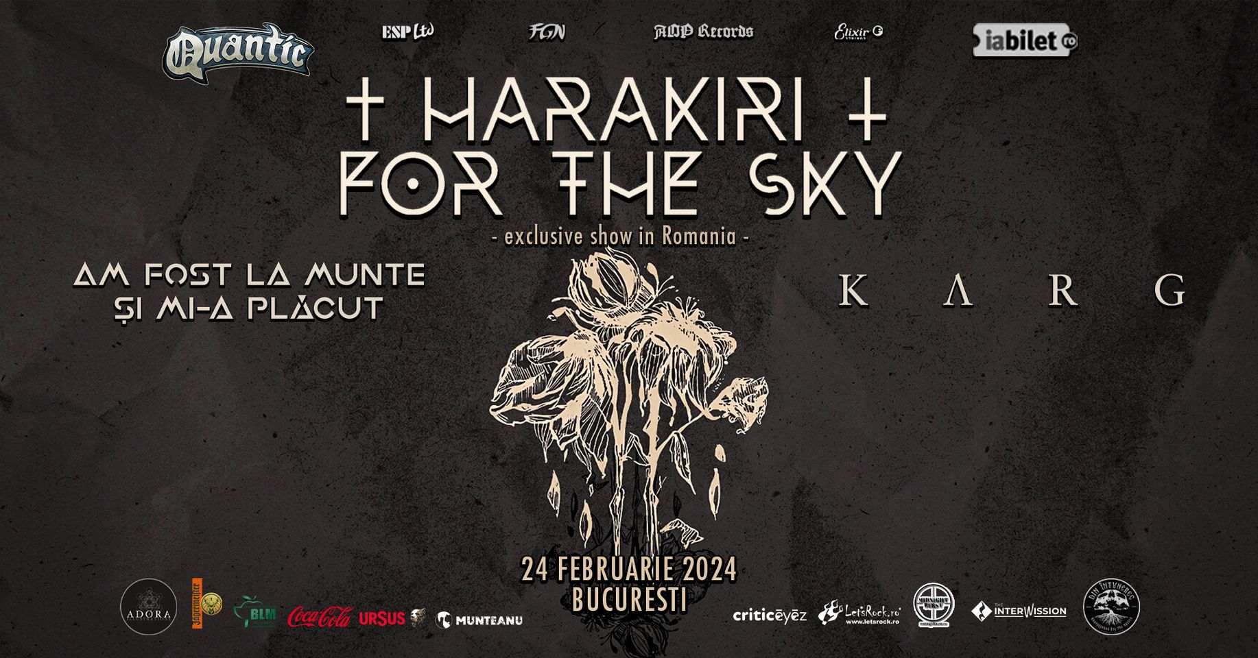 Harakiri for the Sky – Exclusive Romania Show - OnEvent