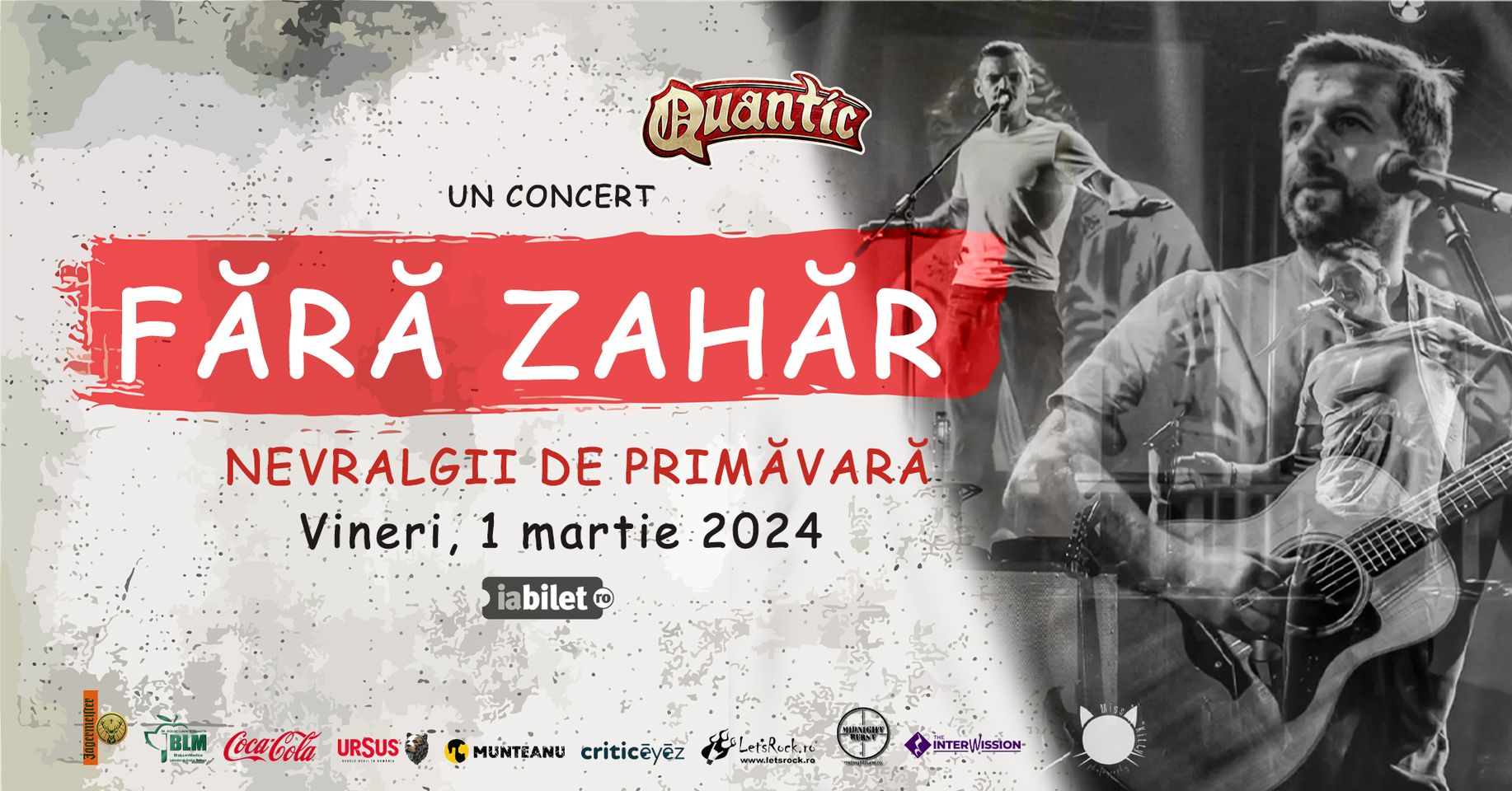 Concert Fara Zahar – Nevralgii de primavara - OnEvent