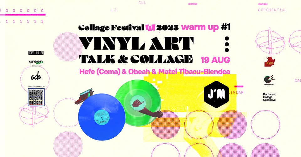 Collage Festival Warm-up #1 | Vinyl Art Talk & Collages - OnEvent
