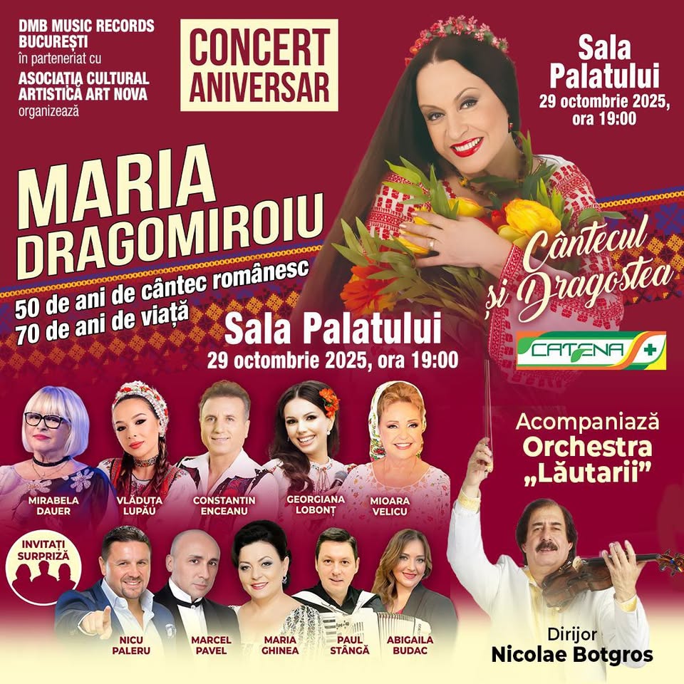 Concert Aniversar MARIA DRAGOMIROIU - OnEvent