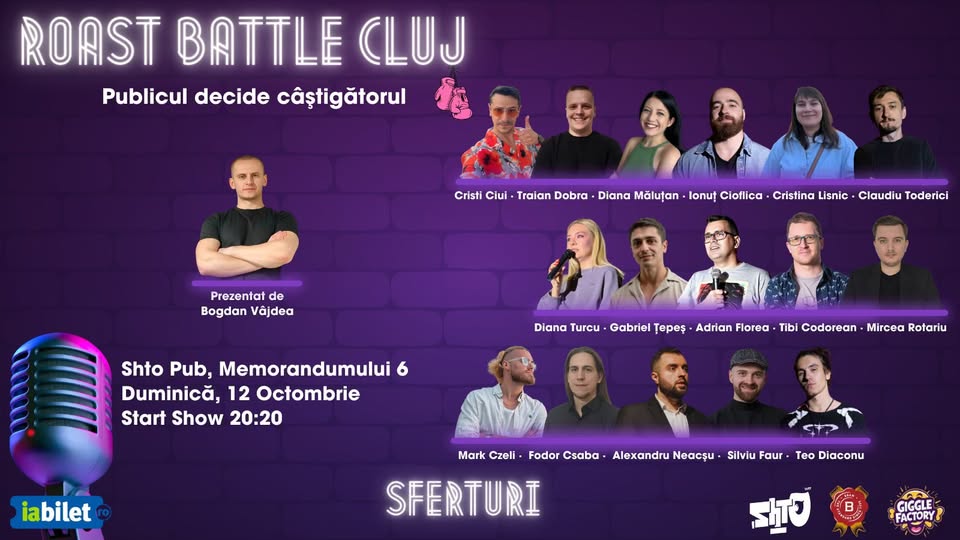 Roast Battle Cluj – Stand-up Comedy Show - OnEvent