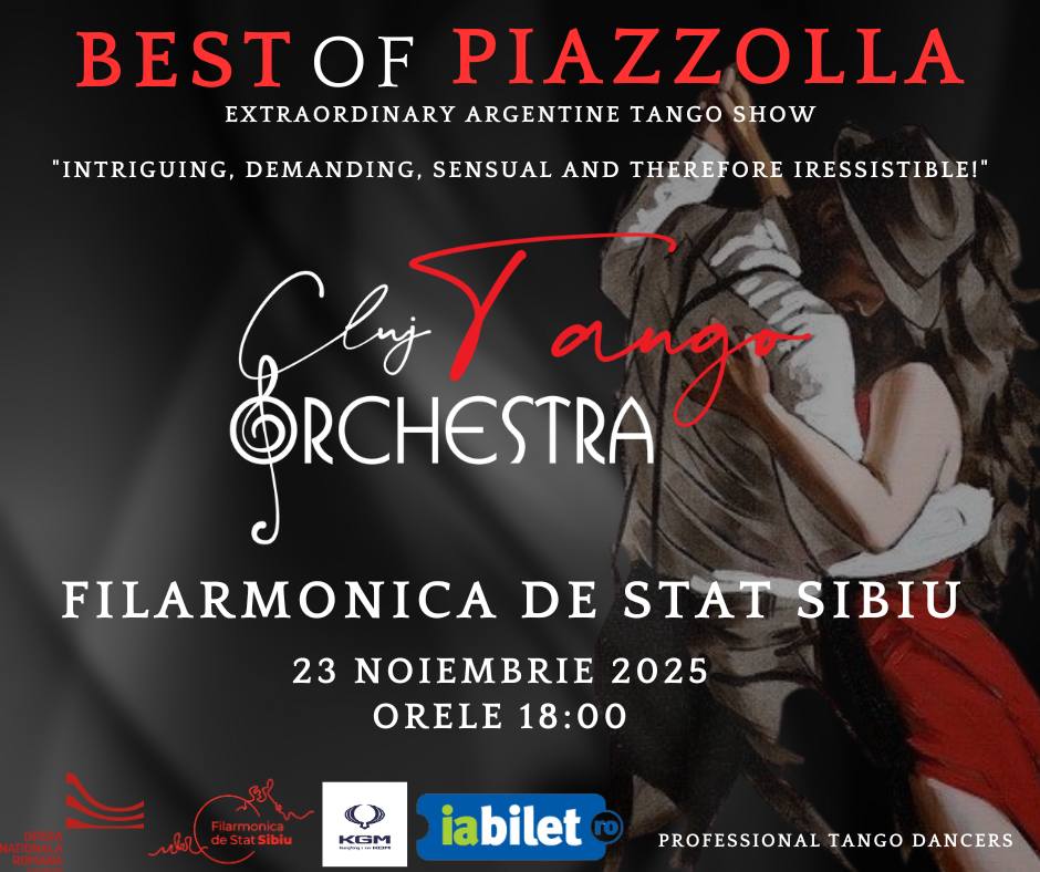 BEST OF PIAZZOLLA ( Filarmonica de stat Sibiu-Solistă: IULIA MERCA ) - OnEvent