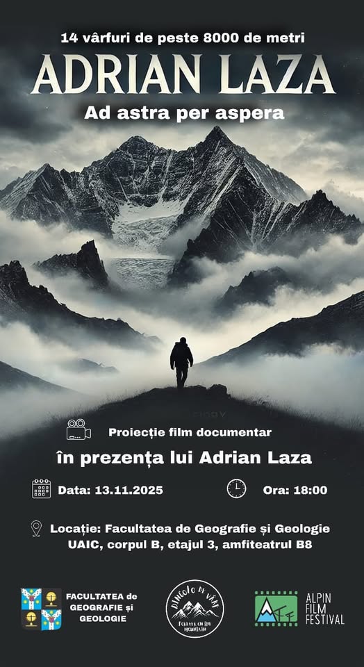 Adrian Laza – 14 vârfuri de peste 8000 m - OnEvent