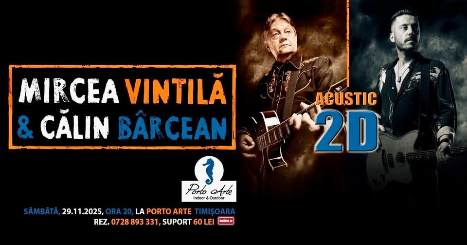 Concert 2D Mircea Vintila & Calin Barcean - OnEvent