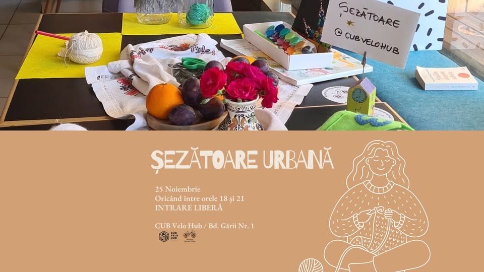 Șezătoare urbană @ CUB VELO HUB - OnEvent