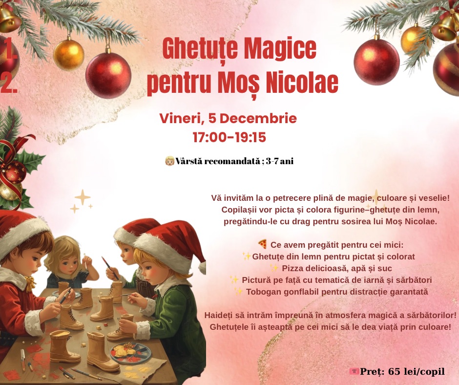 Ghetuțe magice pentru Moș Nicolae - OnEvent