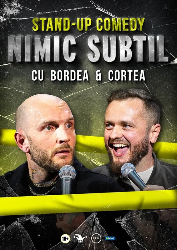 Sibiu: Stand-Up Comedy cu Bordea & Cortea – „Nimic subtil” (LATE SHOW ...