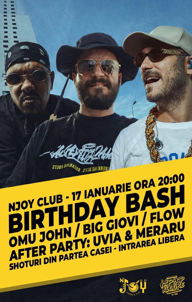 3 x Birthday Bash – Big Giovi Omu John Flow - OnEvent