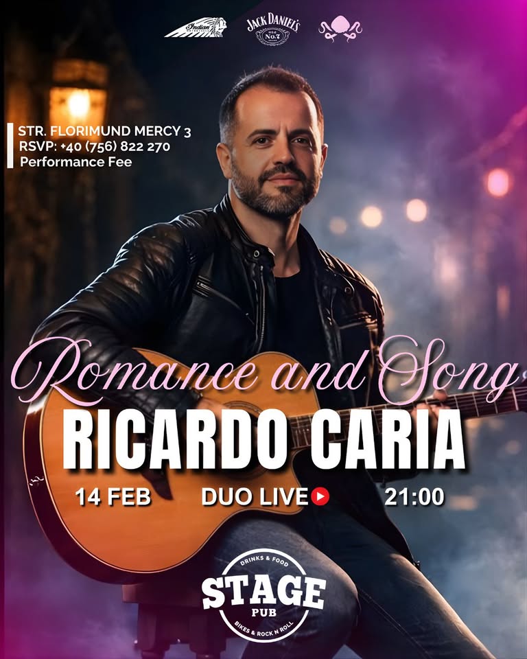Ricardo Caria | V-Day Edition 🌹 @ Stage Pub Timisoara - OnEvent