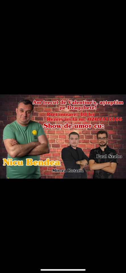Stand-up Comedy Nicu Bendea - OnEvent